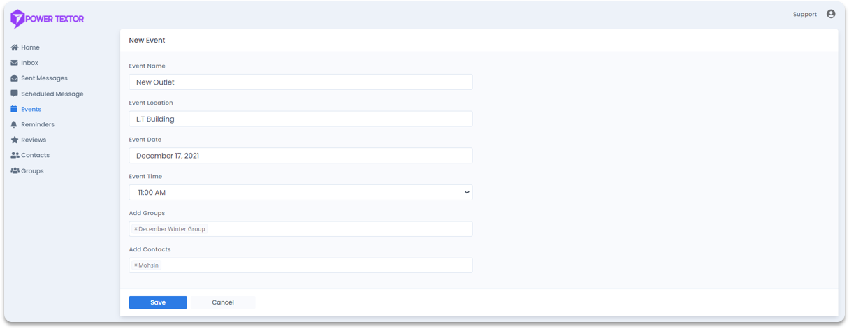 Text Message Service - PowerTextor
